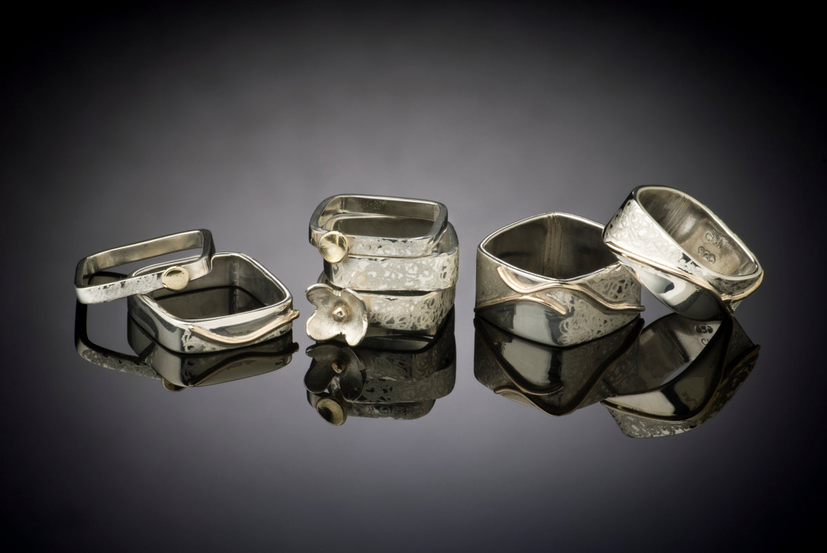 Square Stacker Rings – Chi's Creations Jewelry