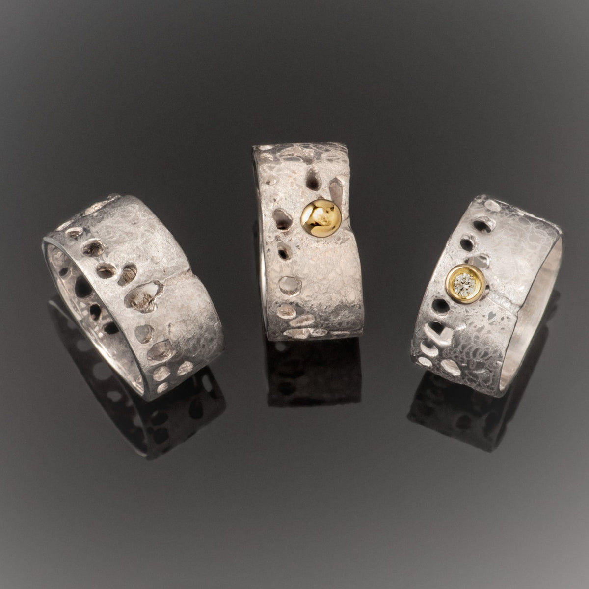 Scribble Sponge Rings – Chi's Creations Jewelry